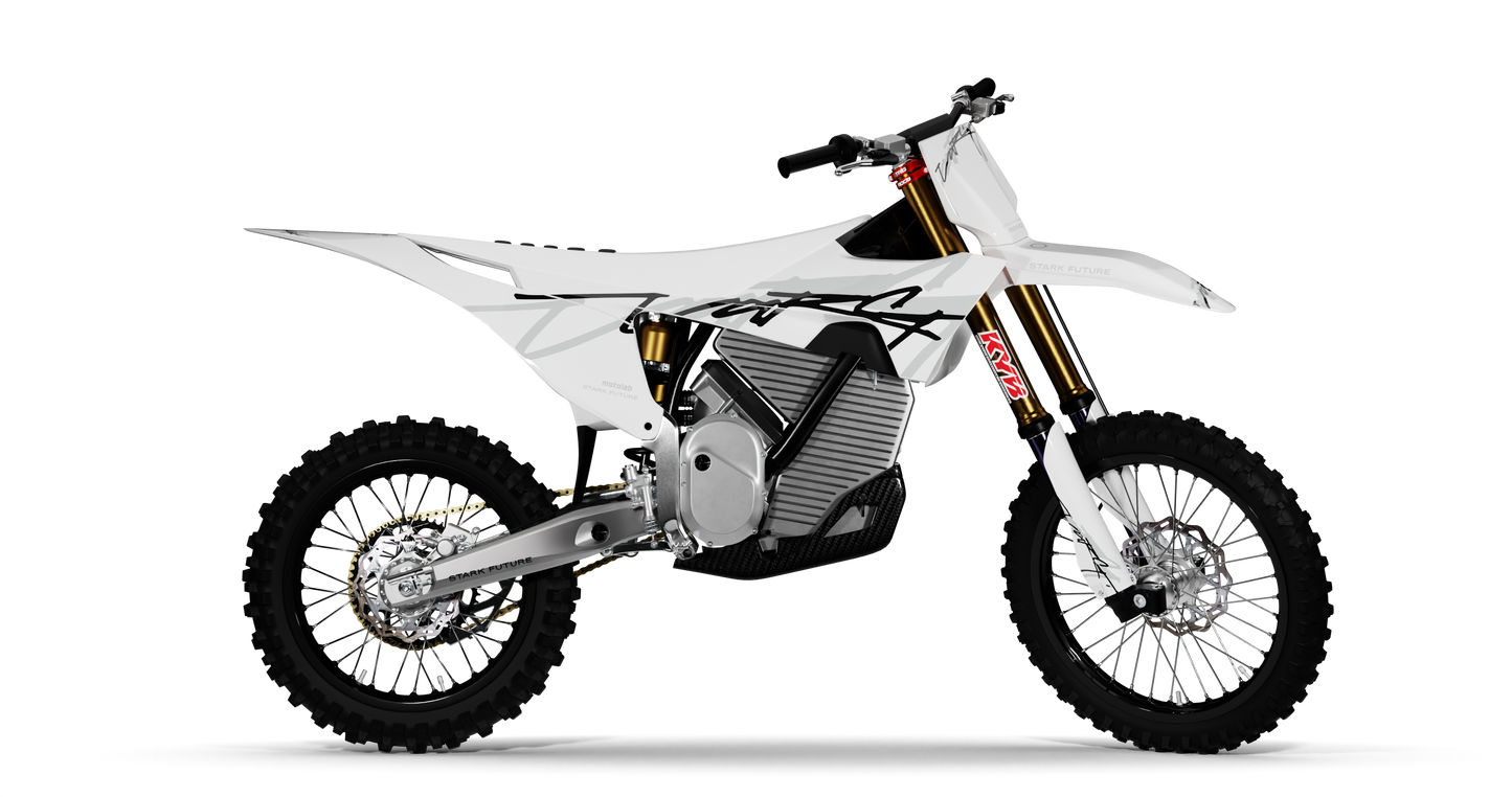 Stark Varg SIGNATURE WHITE/BLACK Graphics Kit – Motolab Design Co.
