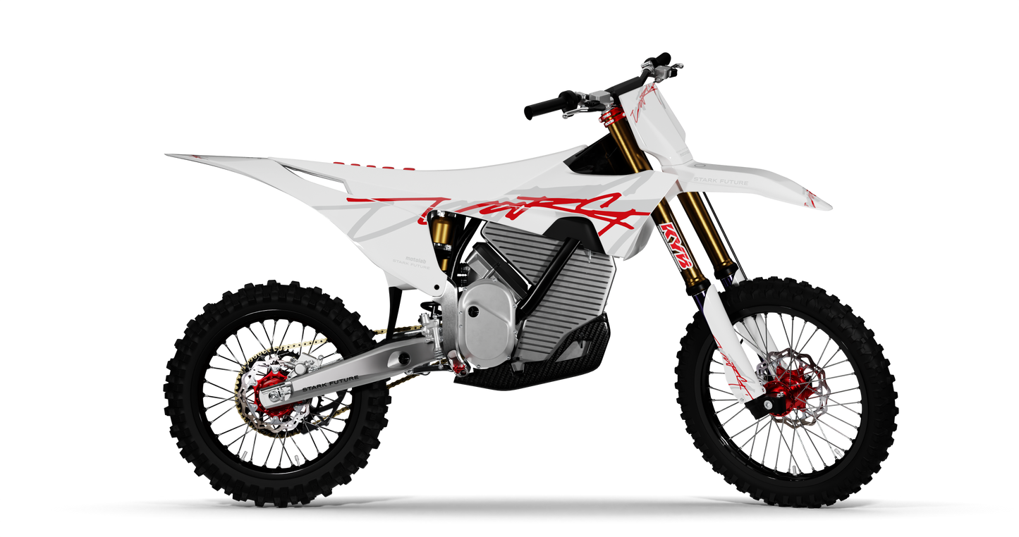 Stark Varg SIGNATURE WHITE/RED Graphics Kit – Motolab Design Co.
